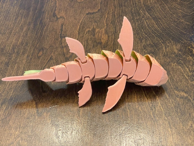 3D Printed Articulated Koi Fish - Etsy