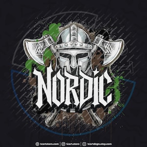 Nordic Vol.1 T-shirt Design Bundle Suitable for Printing, 100+ High ...