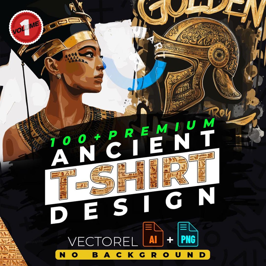 Ancient Vol.1 T-shirt Design Bundle Suitable for Printing, Urban Style ...