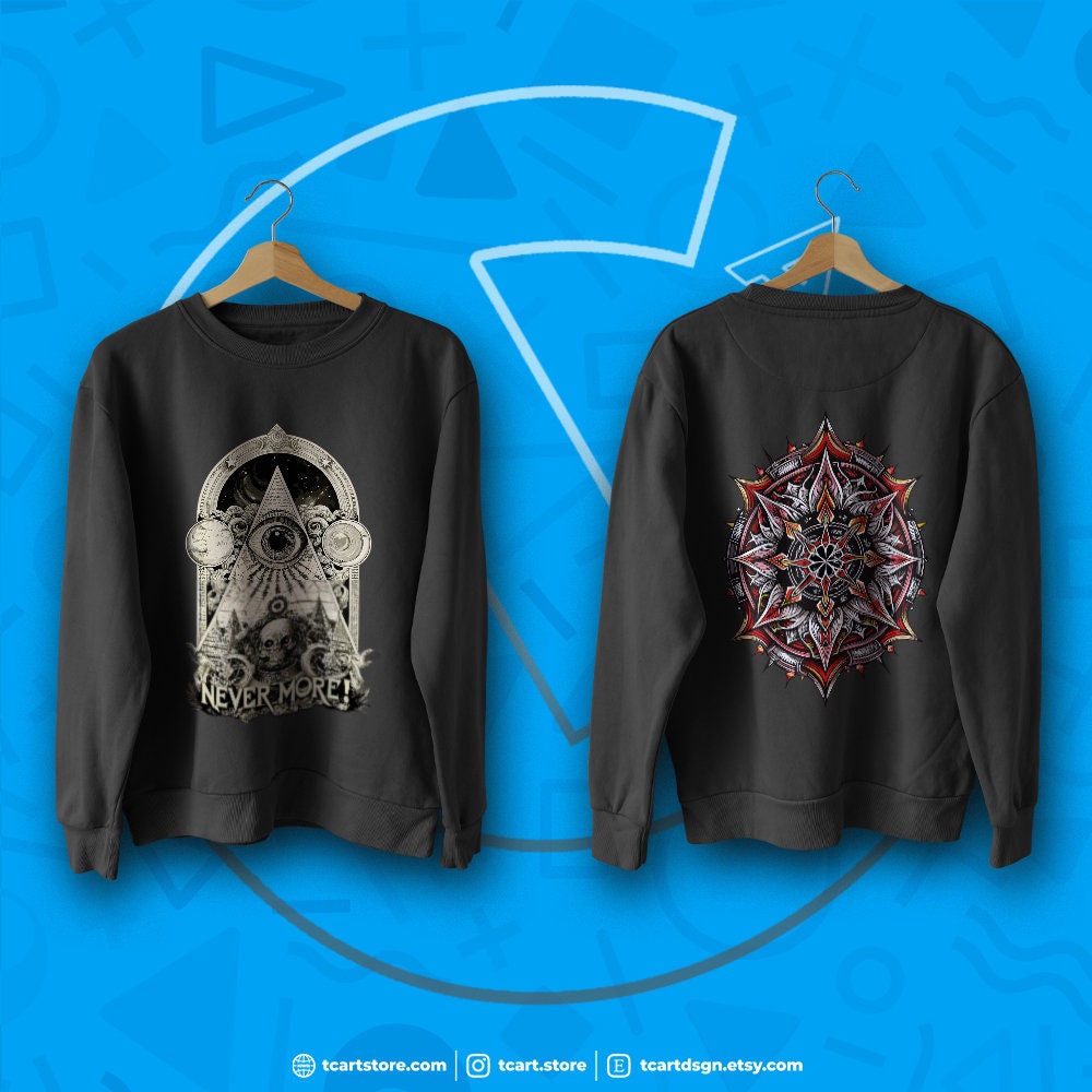 Gothic Vol.1 T-shirt Design Bundle Suitable for Printing, 100+ High ...