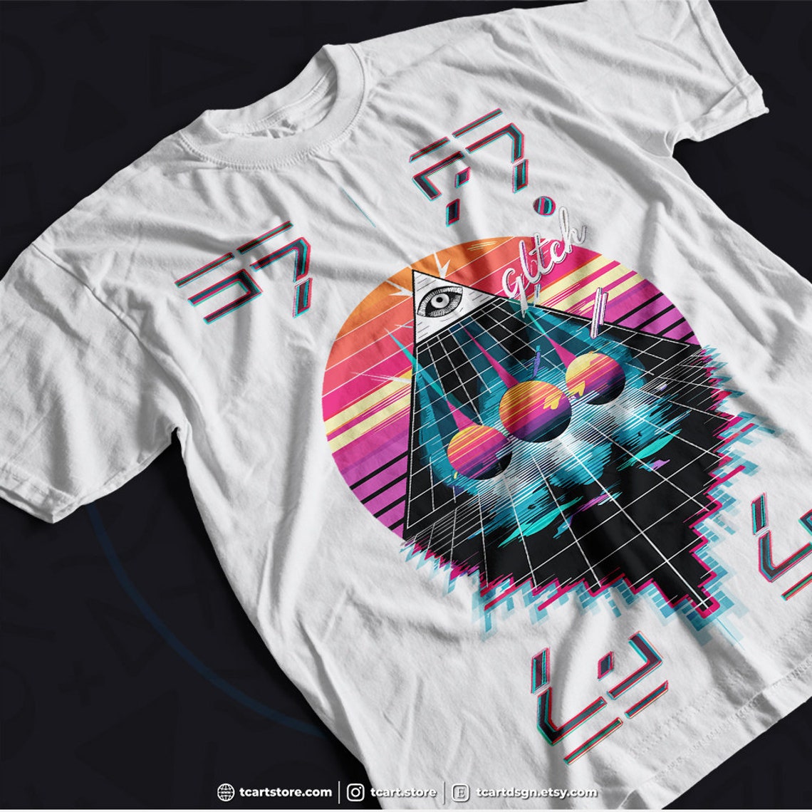 Synthwave Vol.1 T-shirt Design Bundle Suitable for Printing, 100 + High ...