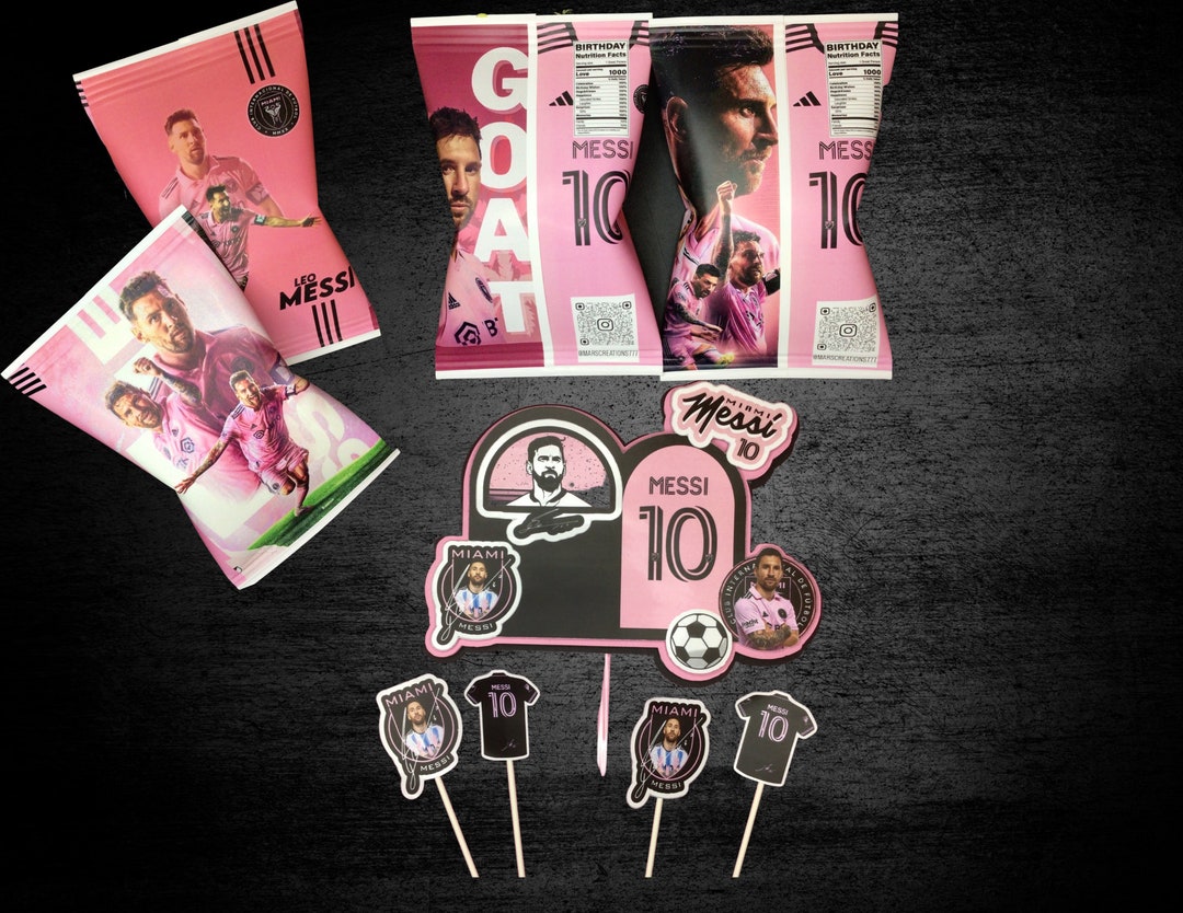Leo Messi Chipbags Party Decor Fiesta Soccer - Etsy