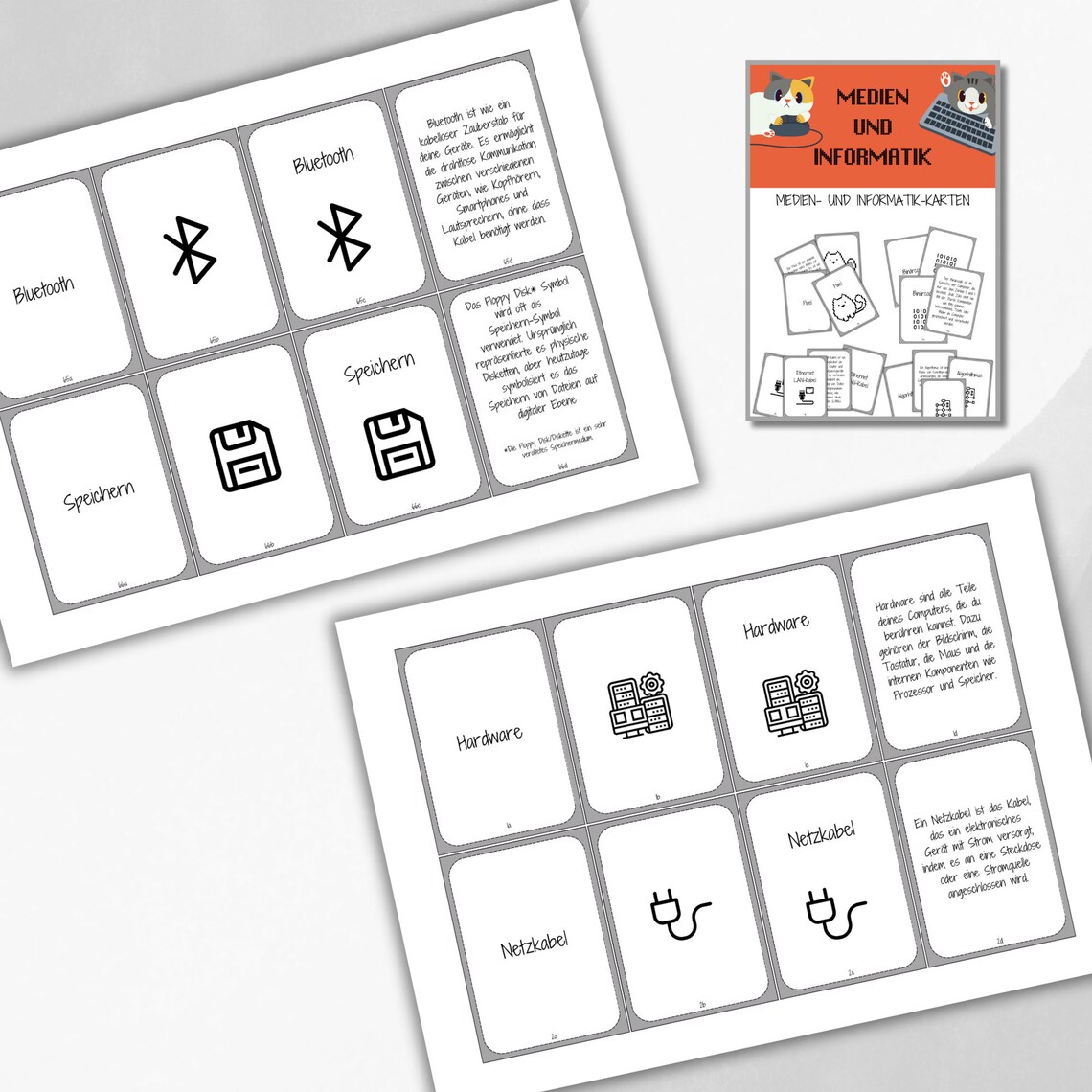 Computer Science & Media: Flash Cards - Learning Cards - Etsy