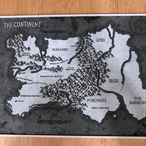 Fourth Wing Map - Etsy