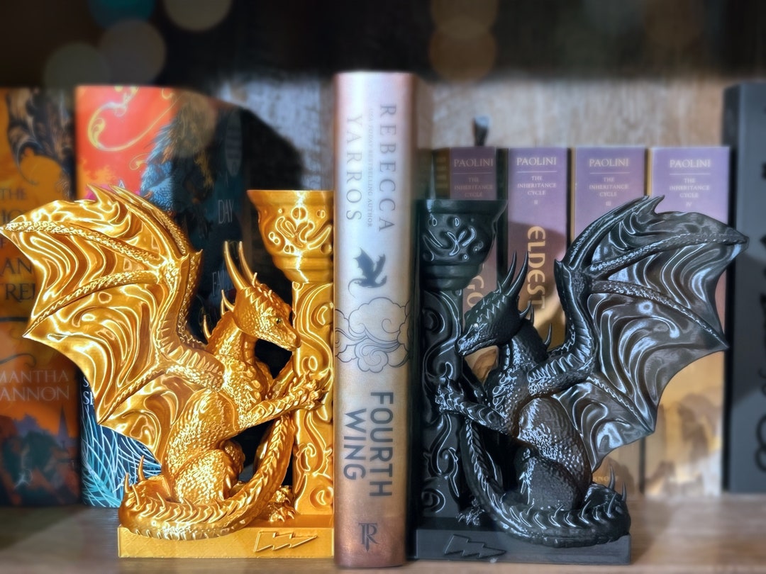Dragon Bookend - Etsy