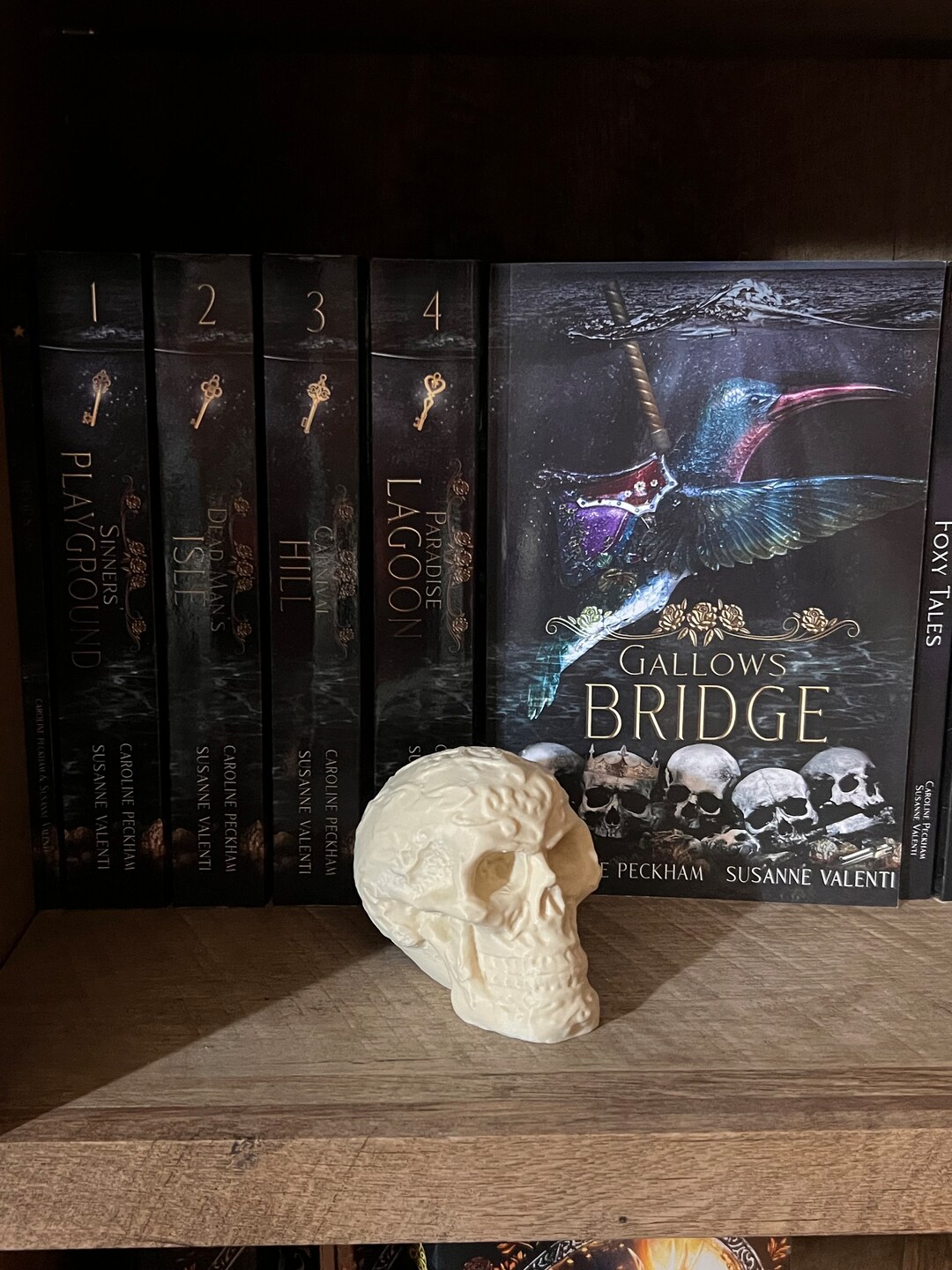 Skull Bookshelf Decor - Etsy
