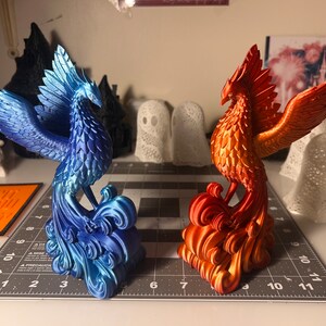 Phoenix Bookends/decor - Etsy