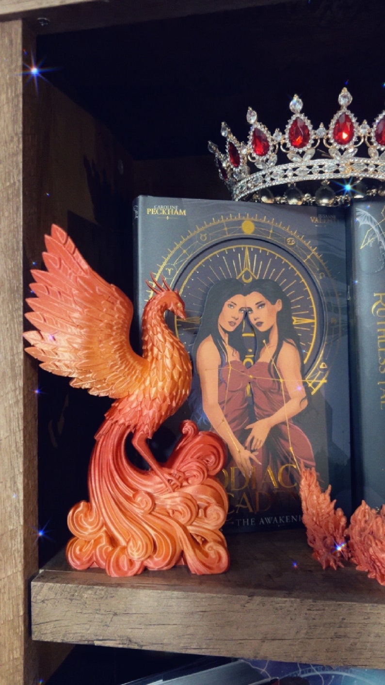 Phoenix Bookends/decor - Etsy