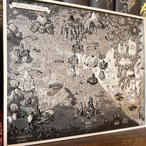 Zodiac Academy 3d Printed Map - Etsy