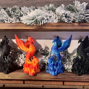 Phoenix Bookends/decor - Etsy