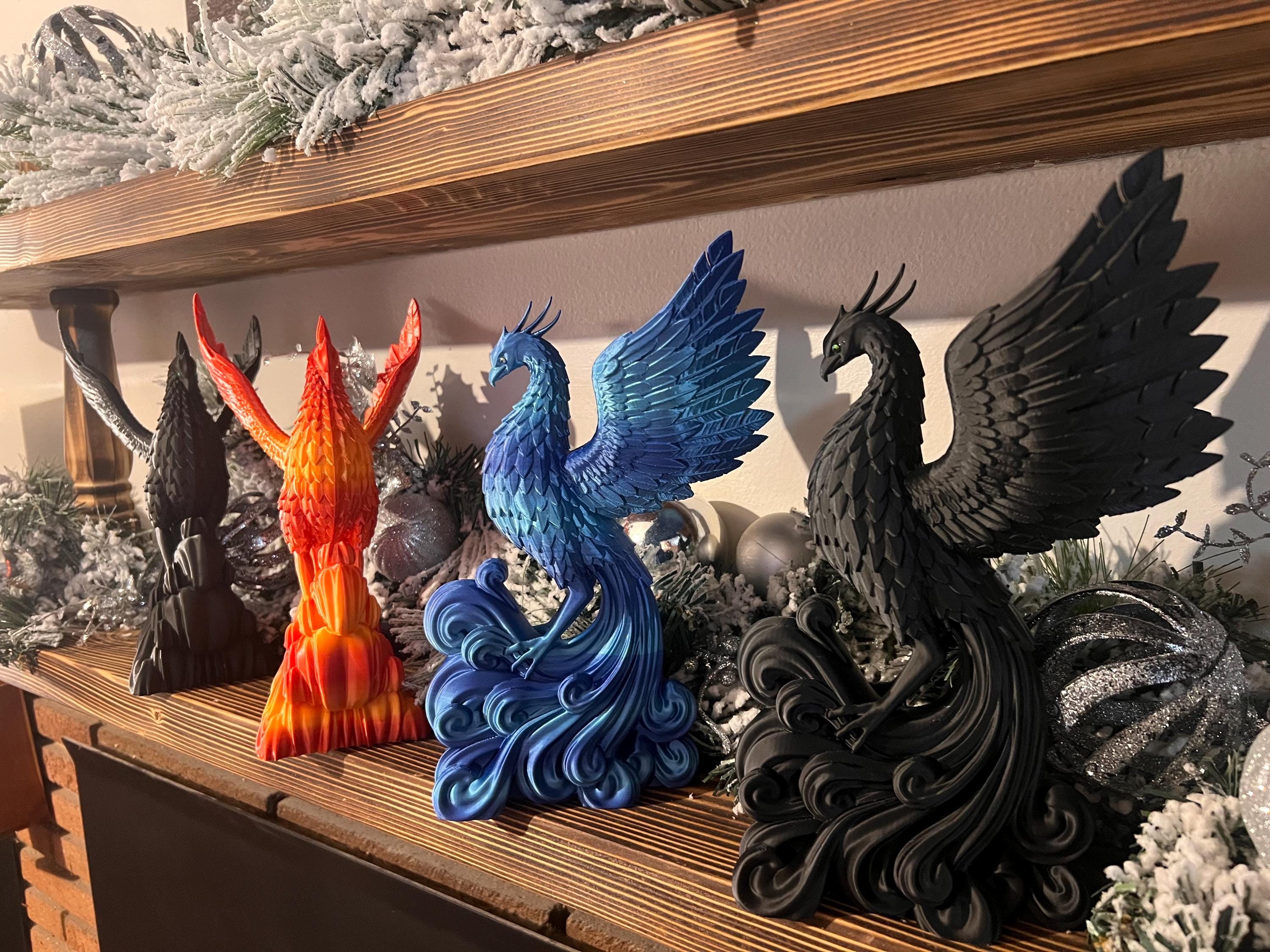 Phoenix Bookends/decor - Etsy