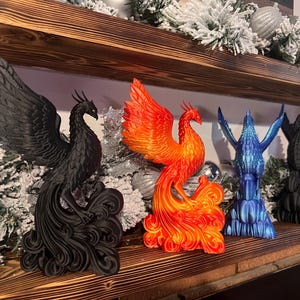Phoenix Bookends/decor - Etsy
