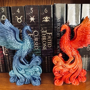 Phoenix Bookends/decor - Etsy