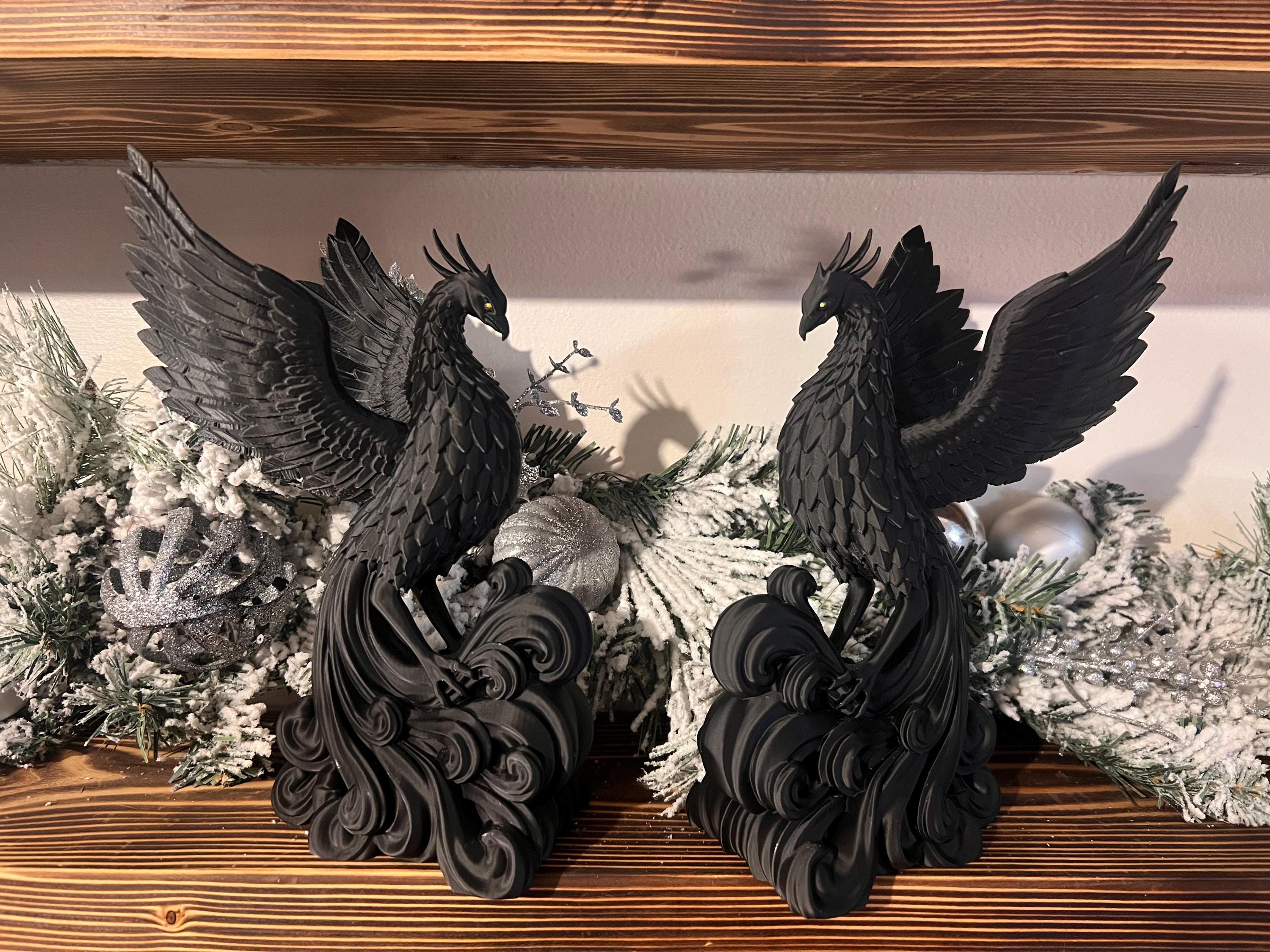 Phoenix Bookends/decor - Etsy