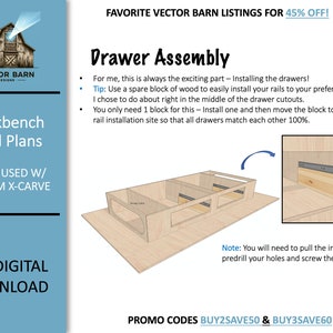 Workbench Build Plans CNC Table With Storage | Inventables 1,000mm X ...