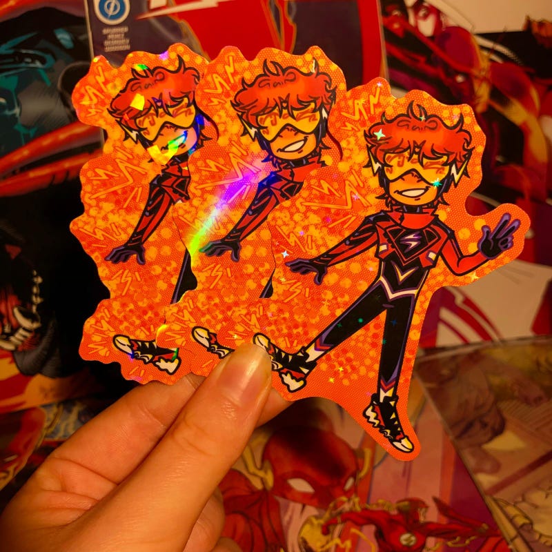 Flash Sticker - Etsy