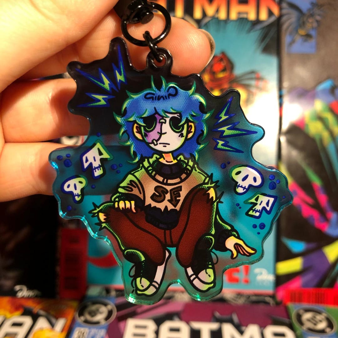 Sally Face | Acrykic Keychain - Etsy
