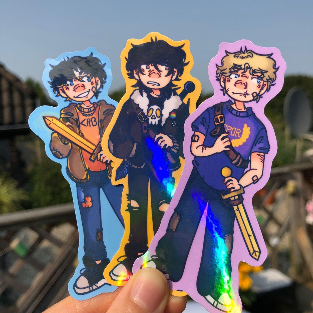 PJO/HOO Boys | Holo Stickers - Etsy