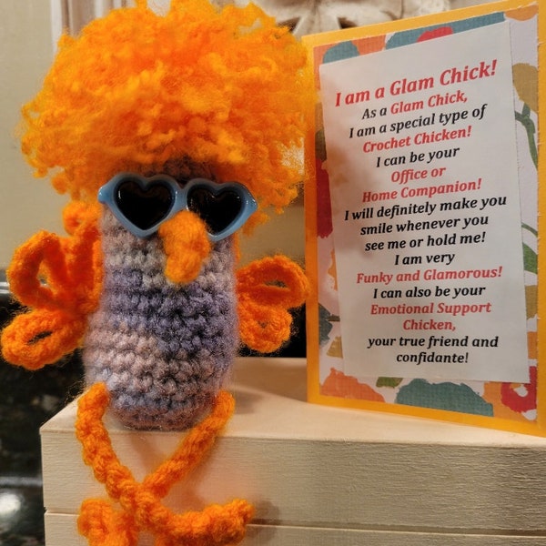 Emotional Support Chicken Pattern - Etsy