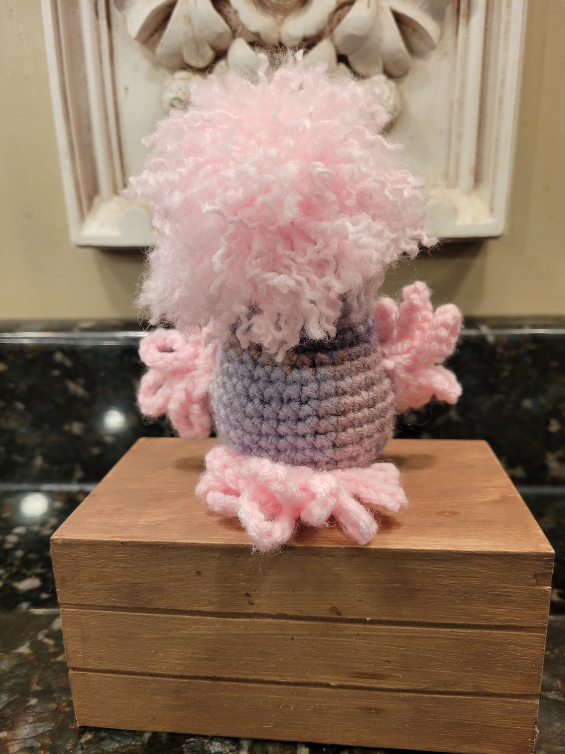 Valentina the Glam Chick, Crochet Handmade/funky Chickens/emotional ...