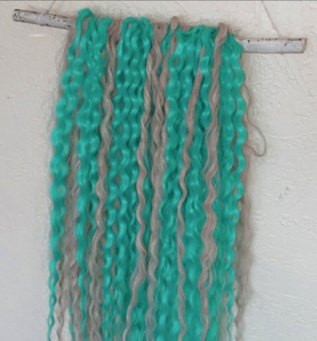 Curly Dreadlock Extensions - Etsy