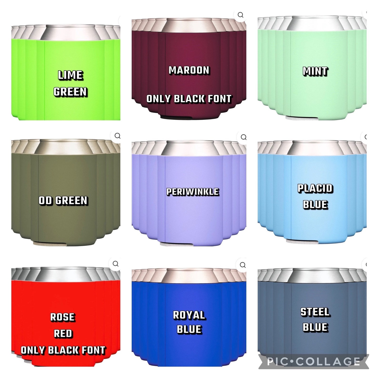 Simple Wedding Koozie Wedding Koozie Design Can Koozie Can Cooler - Etsy