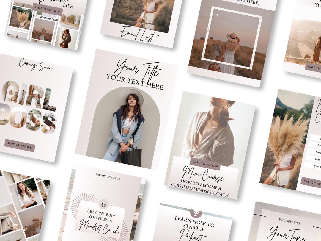 Business Social Media Template - Pinterest Product Instagram Template ...