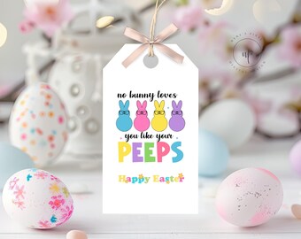 Peeps Easter Gift Tag Printable Treats for My Favorite Instant Download ...