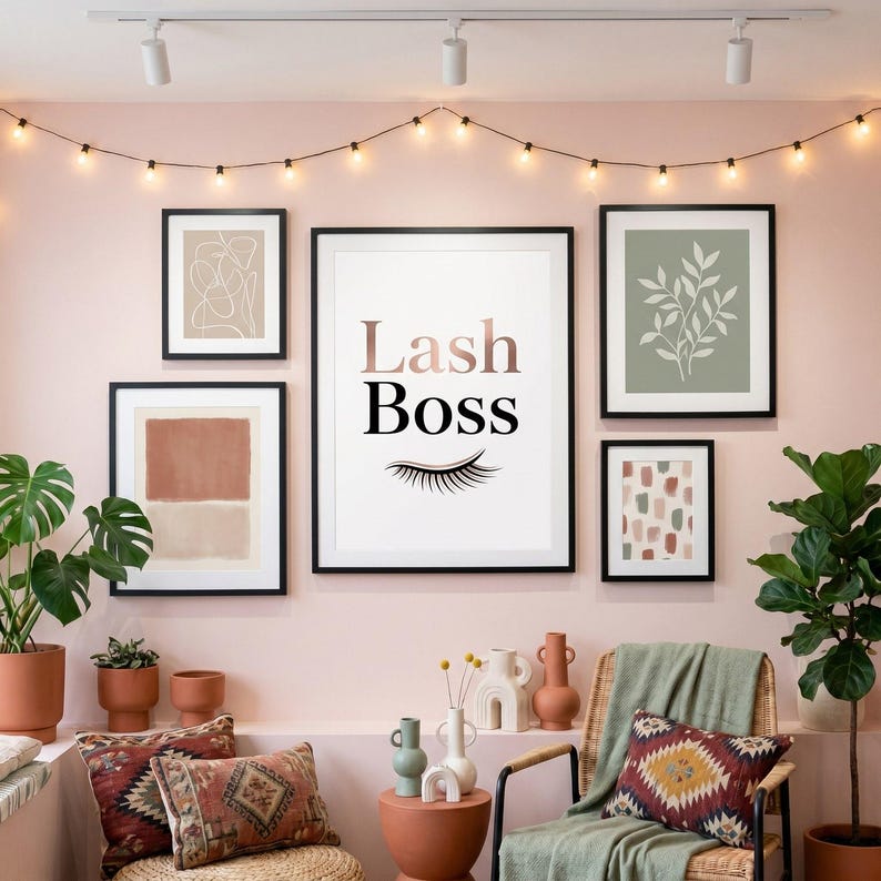 Lash Boss Wall Art, Chic Lash Artist Decor (digital Download) - Etsy UK