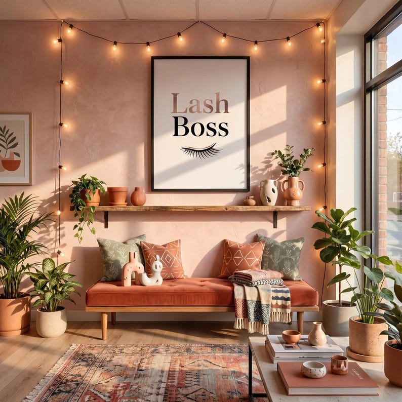 Lash Boss Wall Art, Chic Lash Artist Decor (digital Download) - Etsy UK
