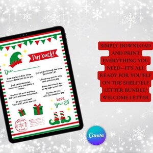 Editable Elf Arrival Letter | Magical First-time Elf Visit | Elf Kit ...