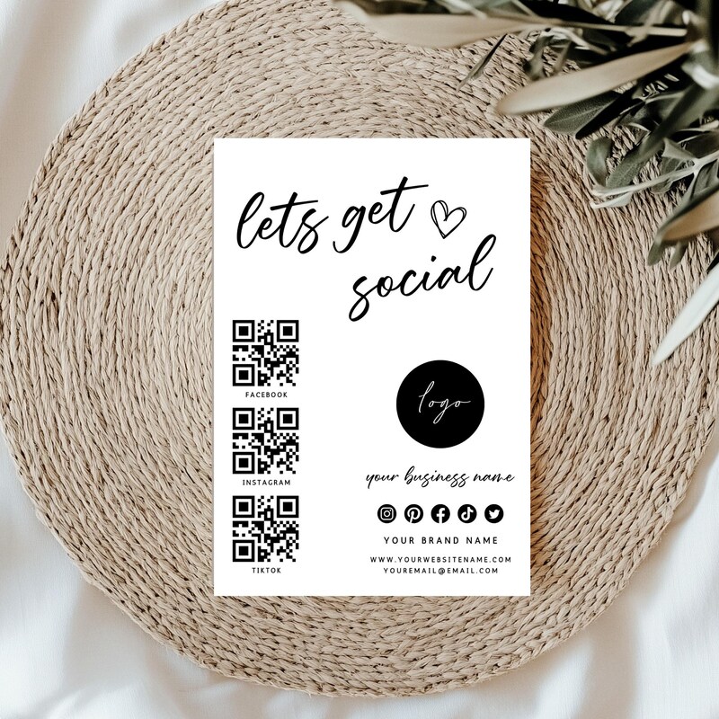 Lets Get Social Sign - Etsy