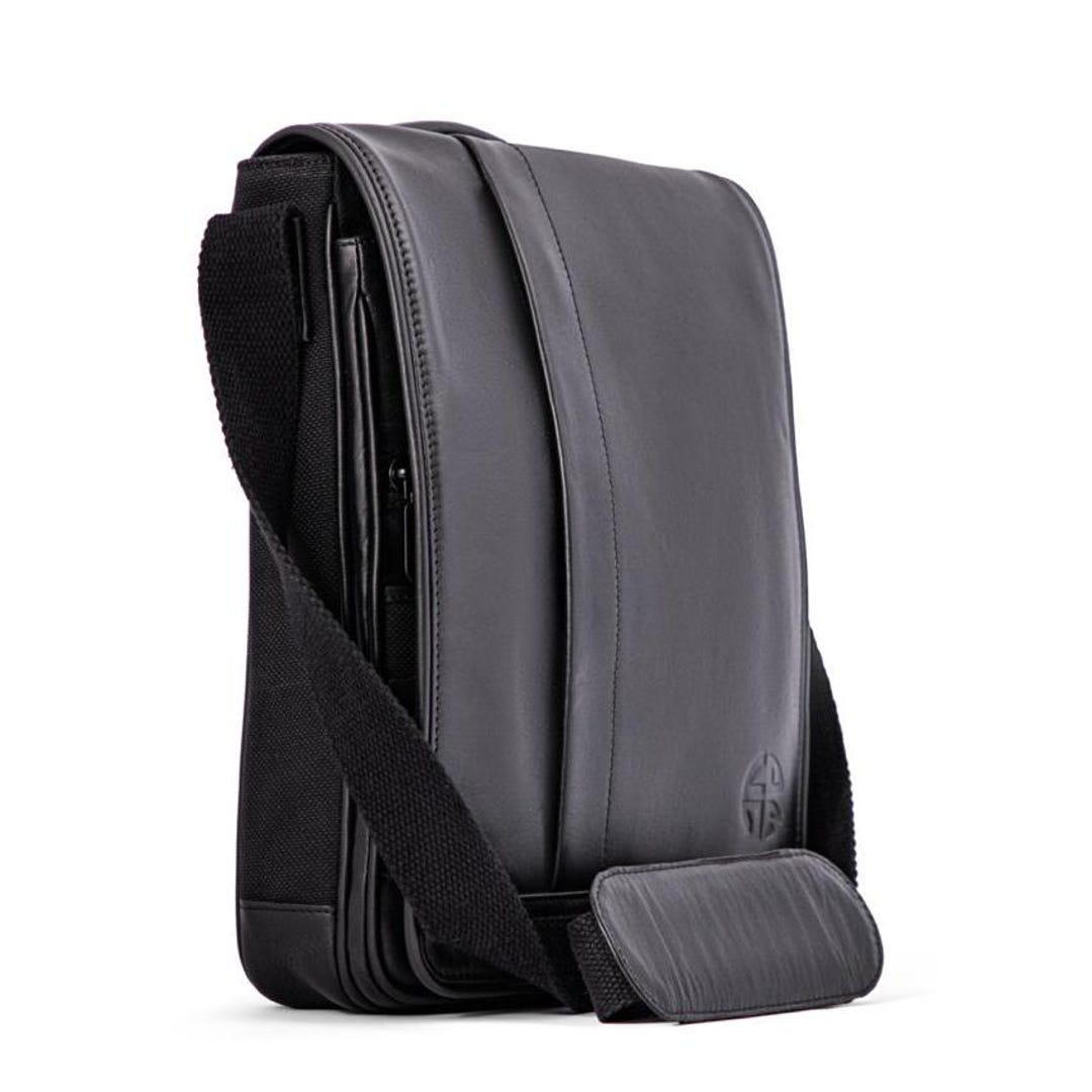 Leather Canvas iPad Bag | Padded Tablet Travel Case | 13" Laptop ...