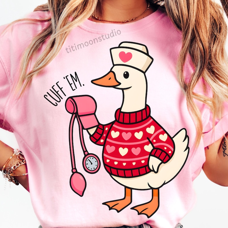 Valentines Nurse Goose - Etsy
