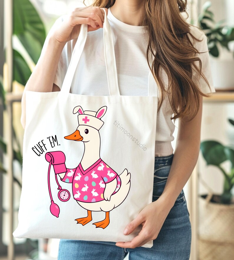 Easter Nurse Png, Nurse Life Png, Cuff Em Nurse Practitioner Png, Silly ...