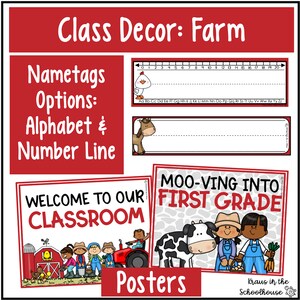 Farm Theme Decor | Classroom Decor | Bulletin Boards | Farm ...