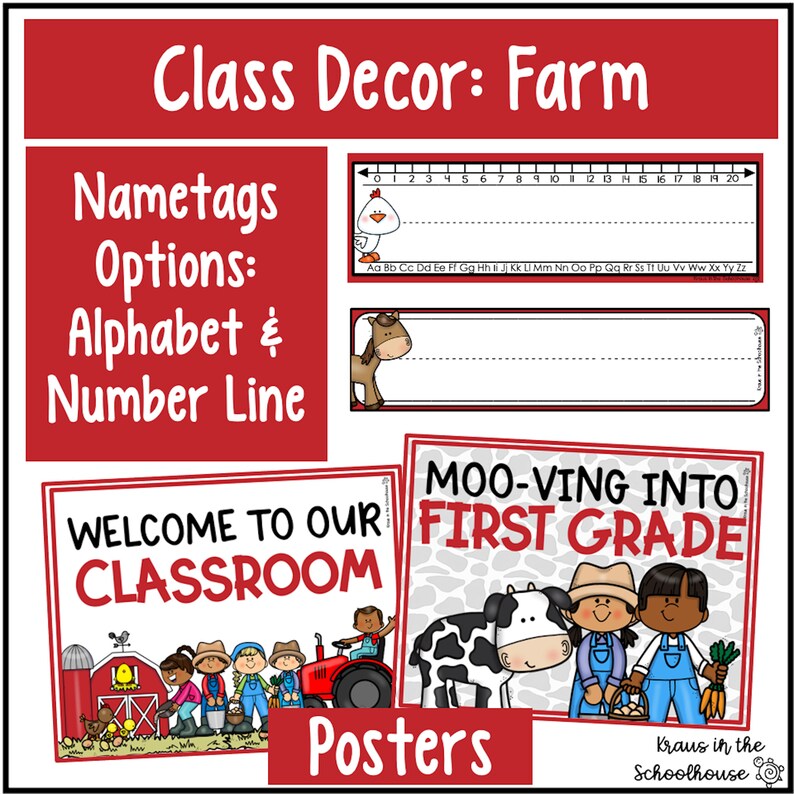Farm Theme Decor | Classroom Decor | Bulletin Boards | Farm ...
