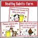 Healthy Habits Posters for Bulletin Boards | Farm Theme Decor ...