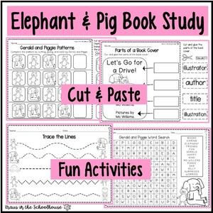 Elephant and Pig Book Study | Mo Willems Author Study | Elephant and ...