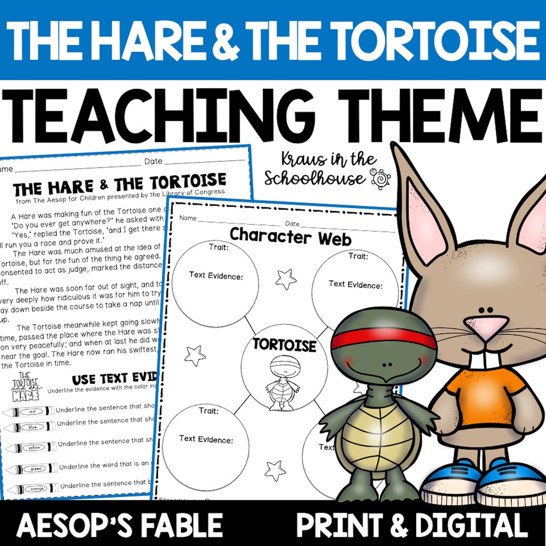 The Hare and the Tortoise Activities | Aesop's Fables Activities ...