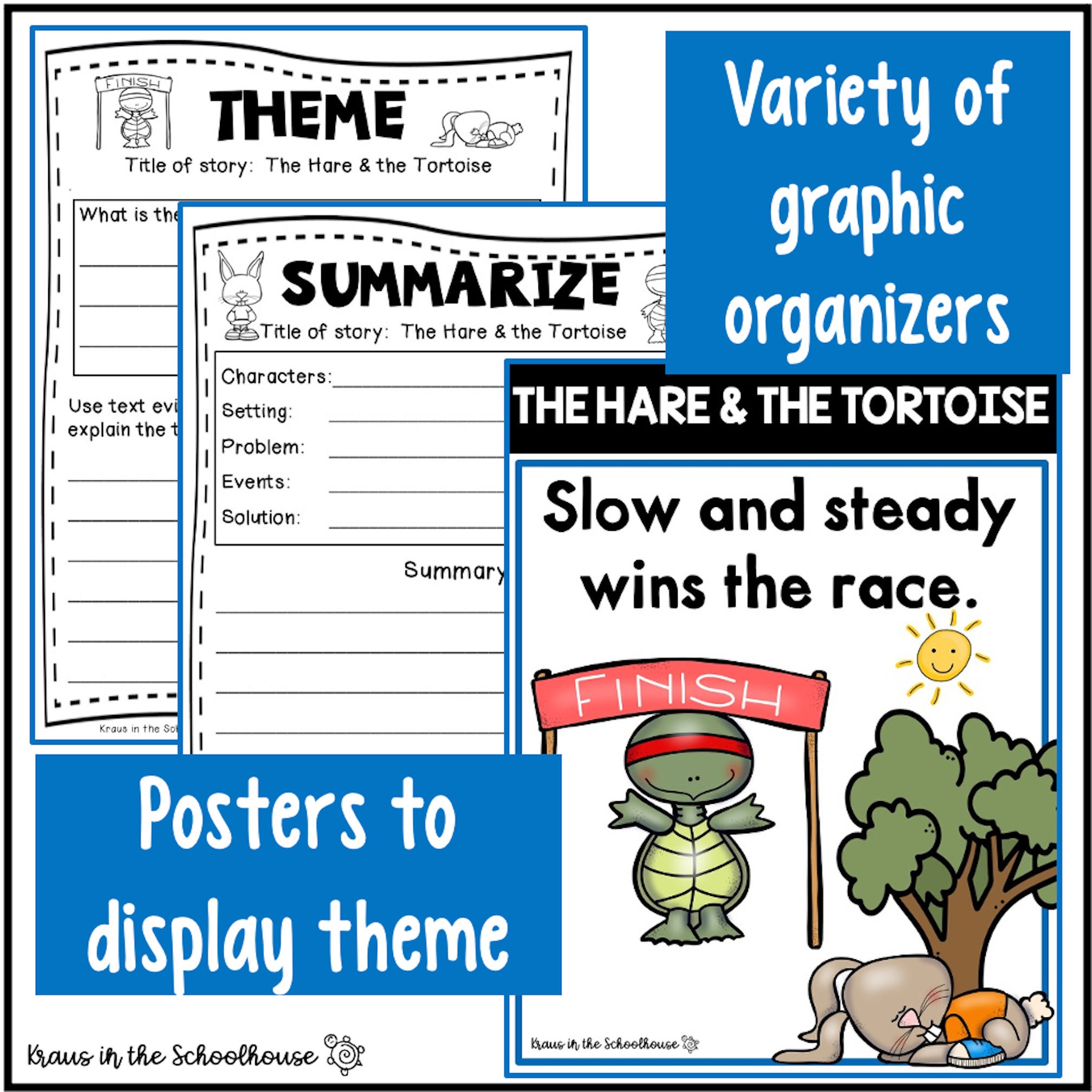 The Hare and the Tortoise Activities | Aesop's Fables Activities ...