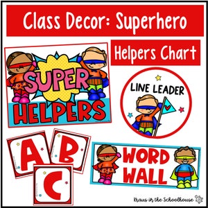 Superhero Theme Decor | Classroom Decor | Bulletin Boards | Superhero ...