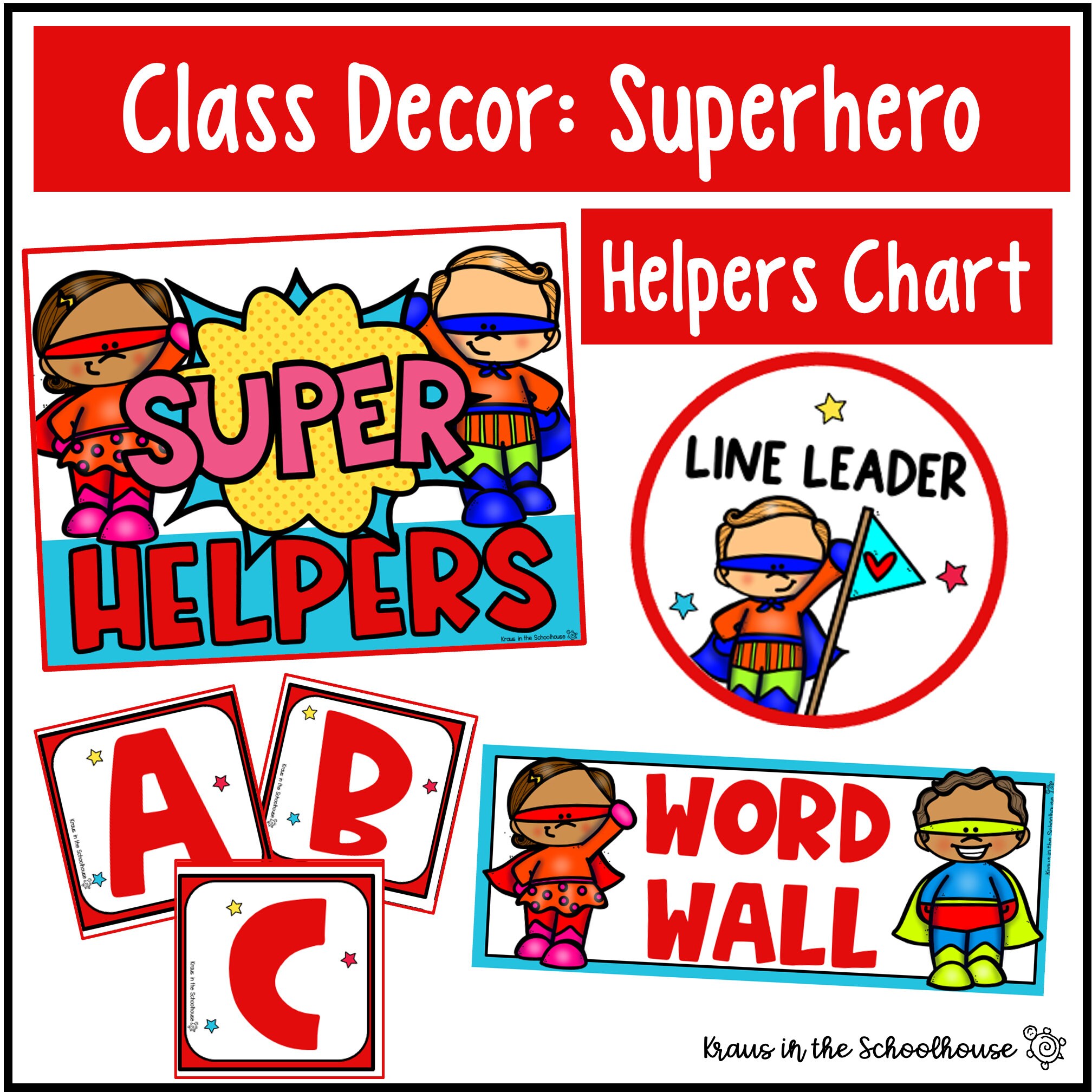 Superhero Theme Decor | Classroom Decor | Bulletin Boards | Superhero ...