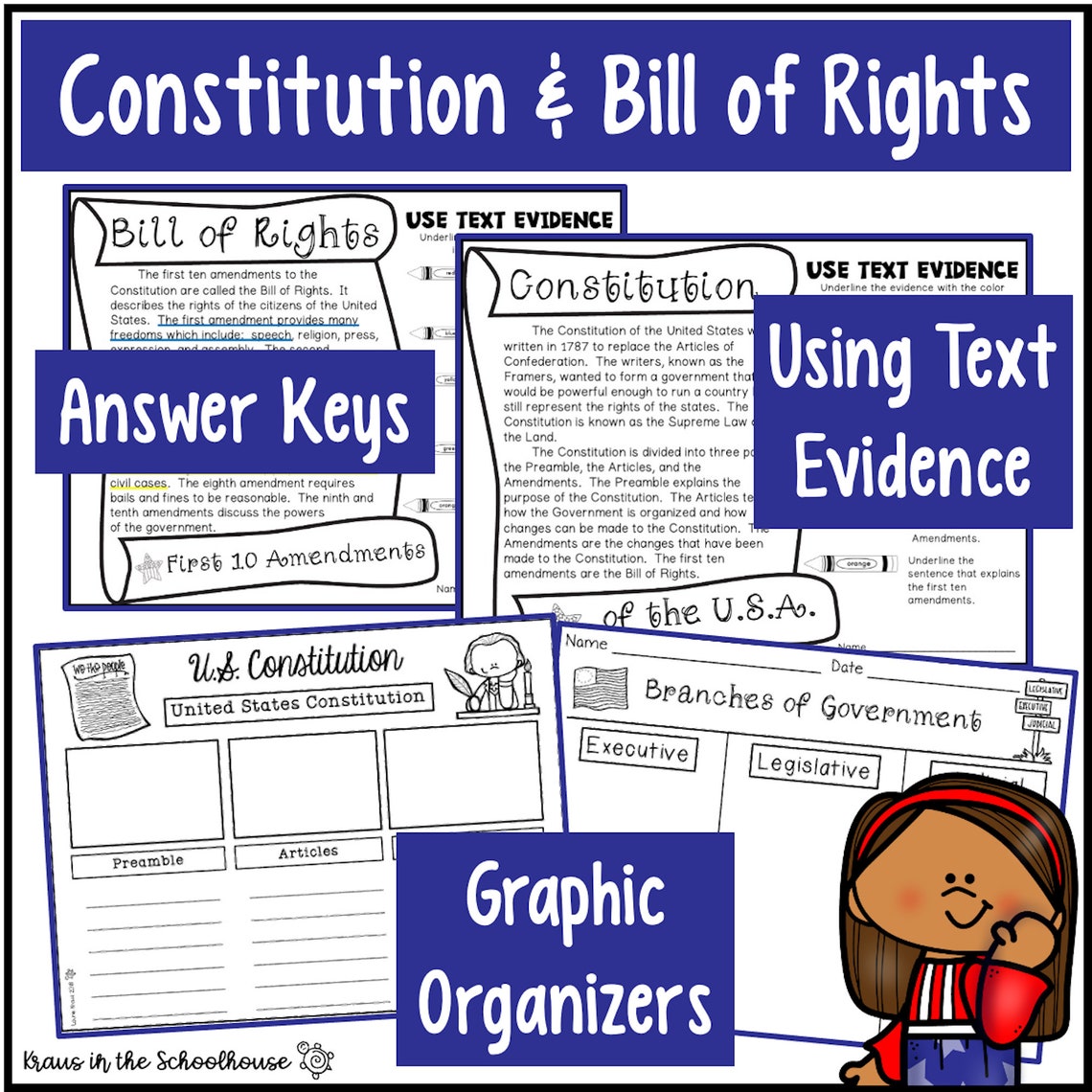 Constitution Day Activities | Bill of Rights Activities | US ...