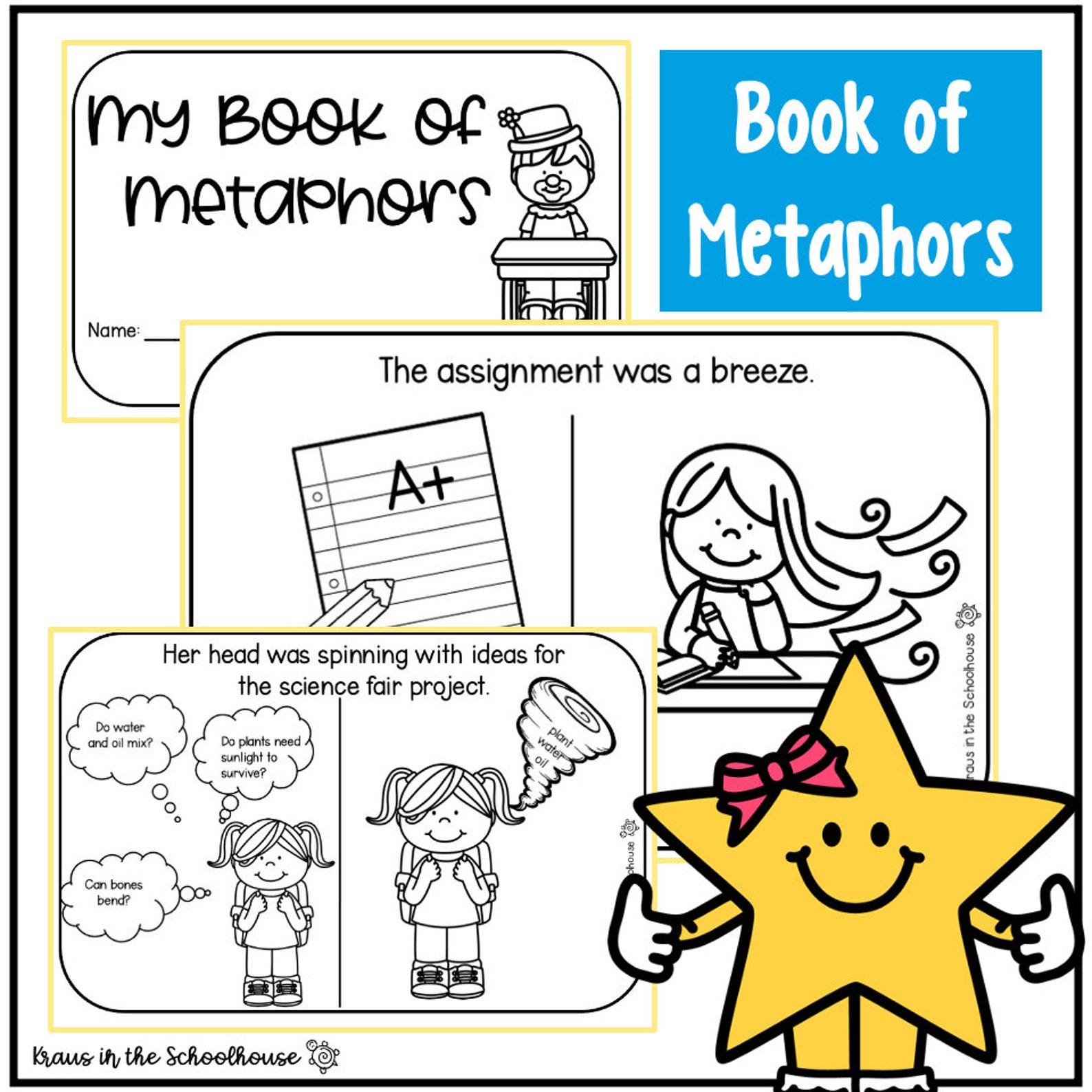 Metaphors Worksheets | Metaphors Printables | Metaphors Activity Sheets ...