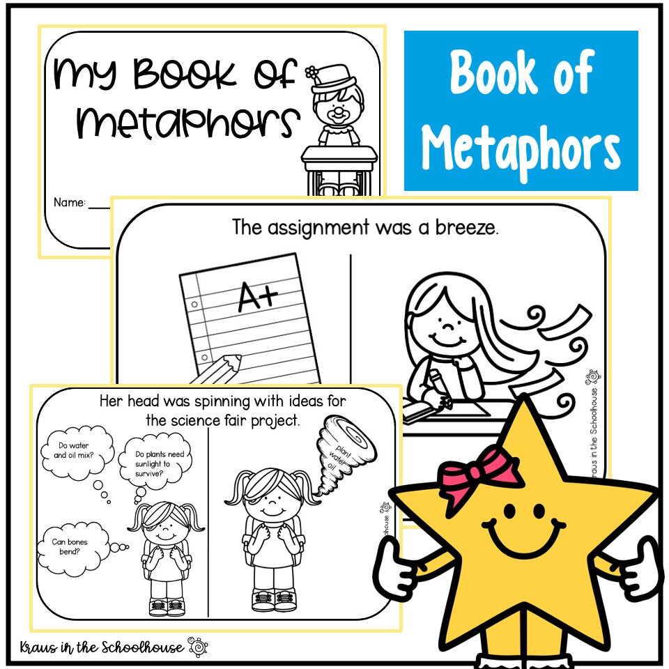 Metaphors Worksheets | Metaphors Printables | Metaphors Activity Sheets ...