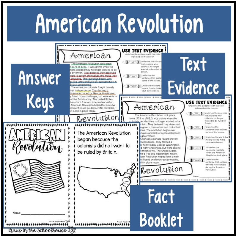 American Revolution Printables | Revolutionary War Worksheets | US ...