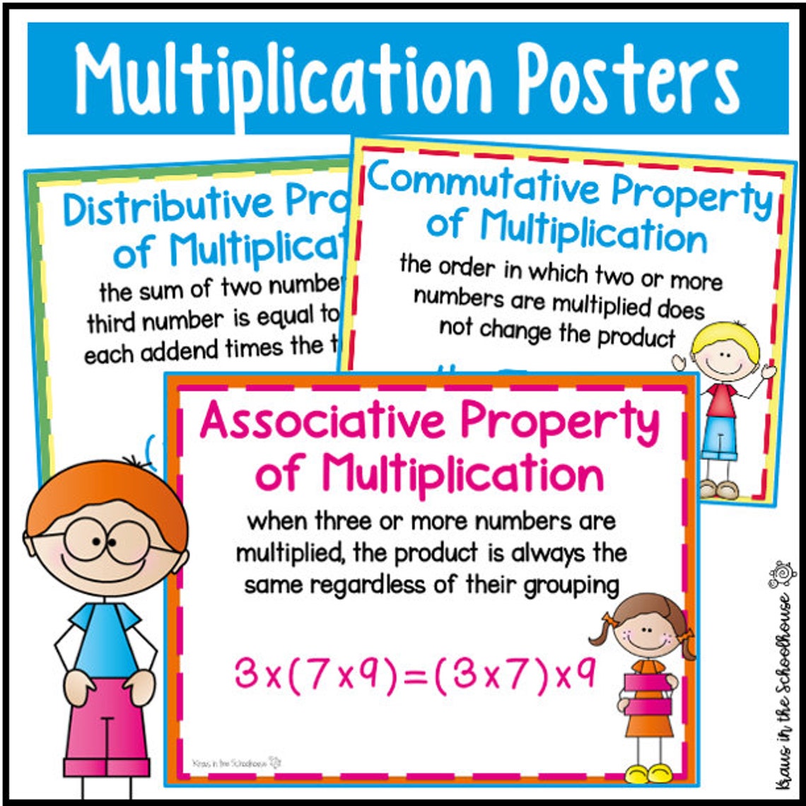 Properties of Multiplication Worksheets Properties of Multiplication ...