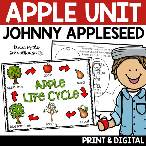 Hojas De Trabajo De Johnny Appleseed Para Segundo Grado Johnny