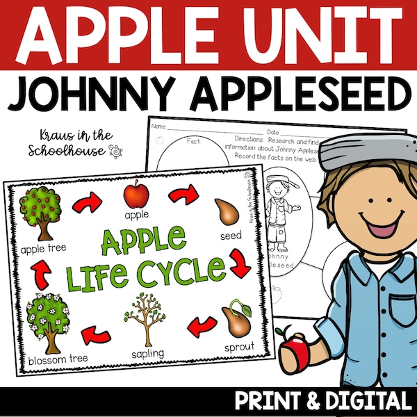 Johnny Appleseed - Etsy